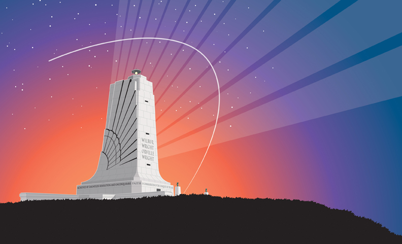 Blog Update: Photos of the completed Wright Brothers Memorial project ...